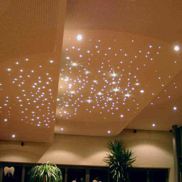 3x2W RGB LED Small Fiber Optic Star Ceiling Lighting Kit - SanliLED.cn